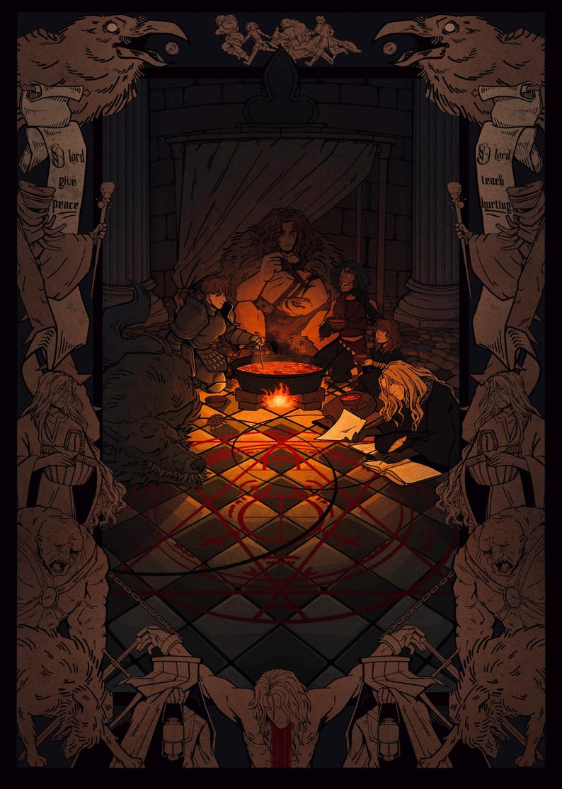 Tower of Endless: Fear & Hunger Art Print - Etsy