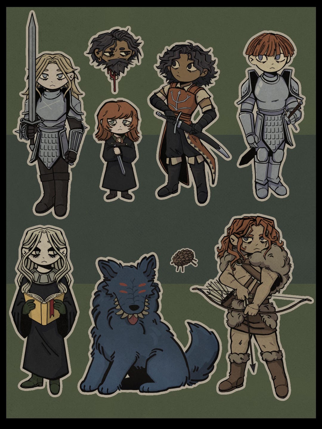 Fear & Hunger Stickers! - Etsy