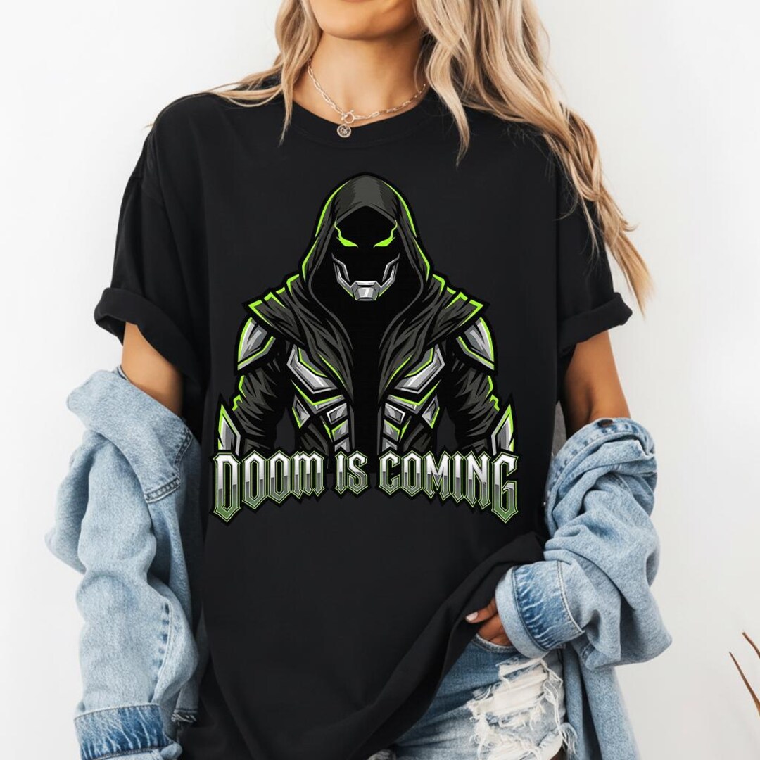 Doom is Coming PNG Digital Download, Dark Hooded Villain Gamer ...