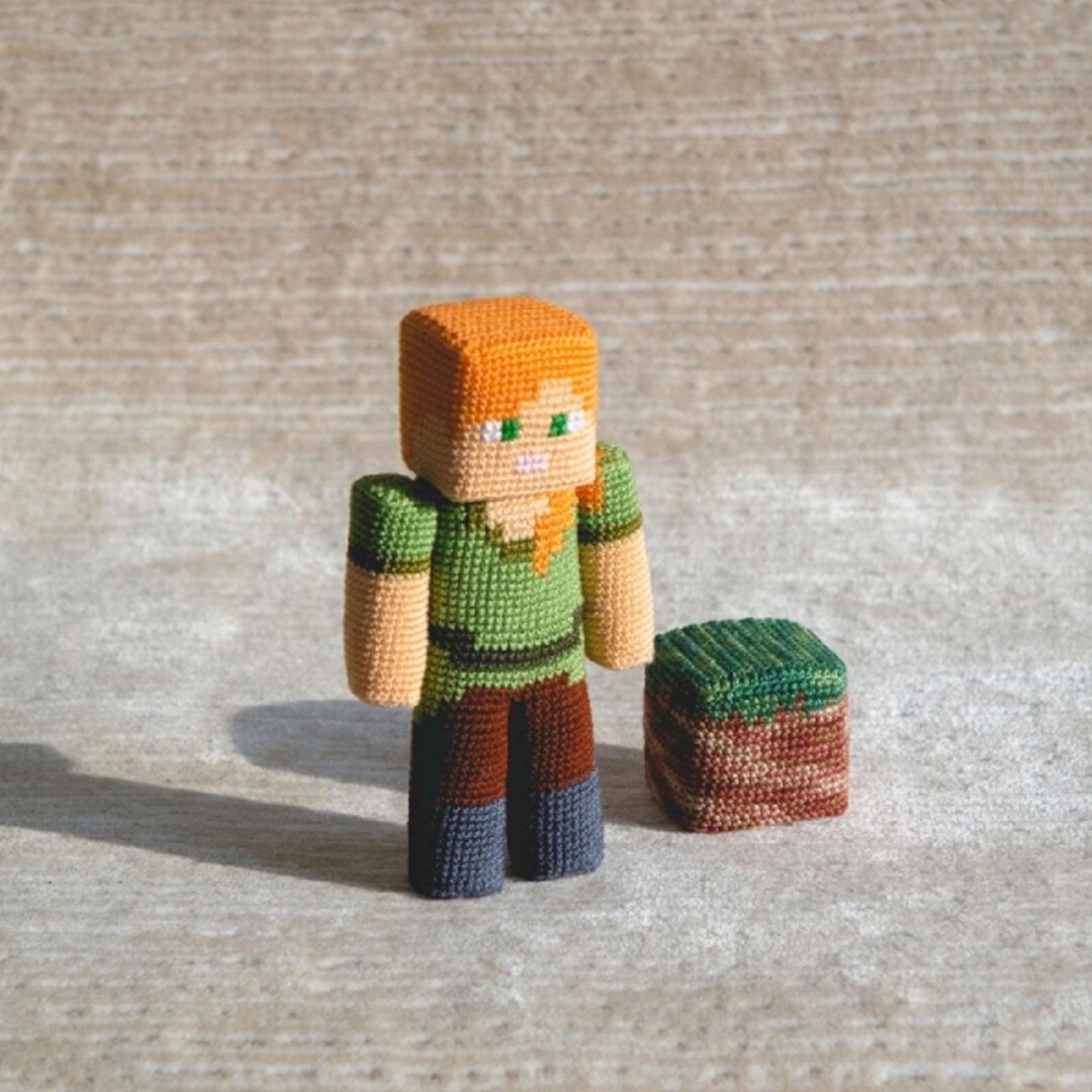Blocky Character Crochet Pattern, Gamer Amigurumi PDF, Video Game ...