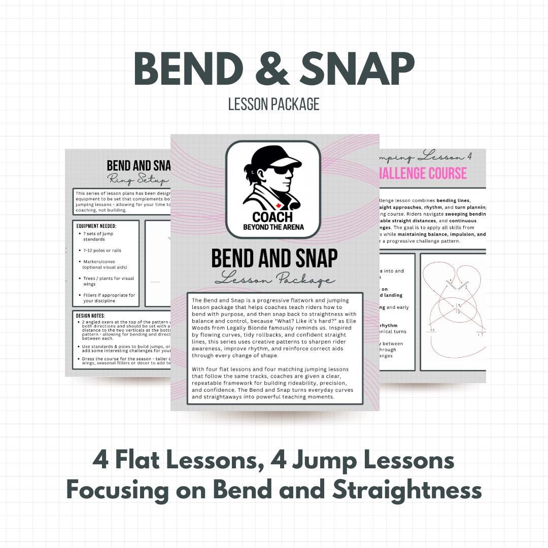 Equestrian Lesson Package - Bend and Snap - Etsy