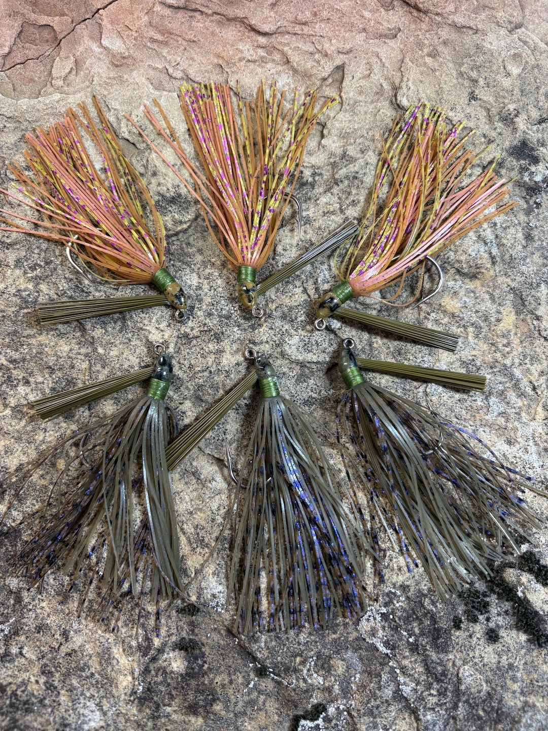 Custom Weedless Finesse Jigs: 1/8 Oz, 3/0 Hooks, One 6-pack. - Etsy