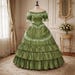 18th Century Rococo Victorian Ball Gown Vintage French Colonial Vampire ...