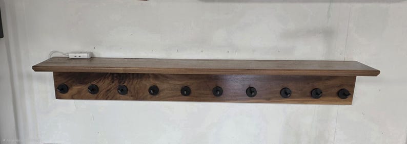 Wooden Jean Rack and Shelf - Etsy