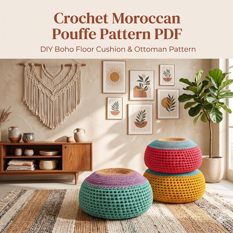 Moroccan Crochet Pattern Pdf - Etsy UK