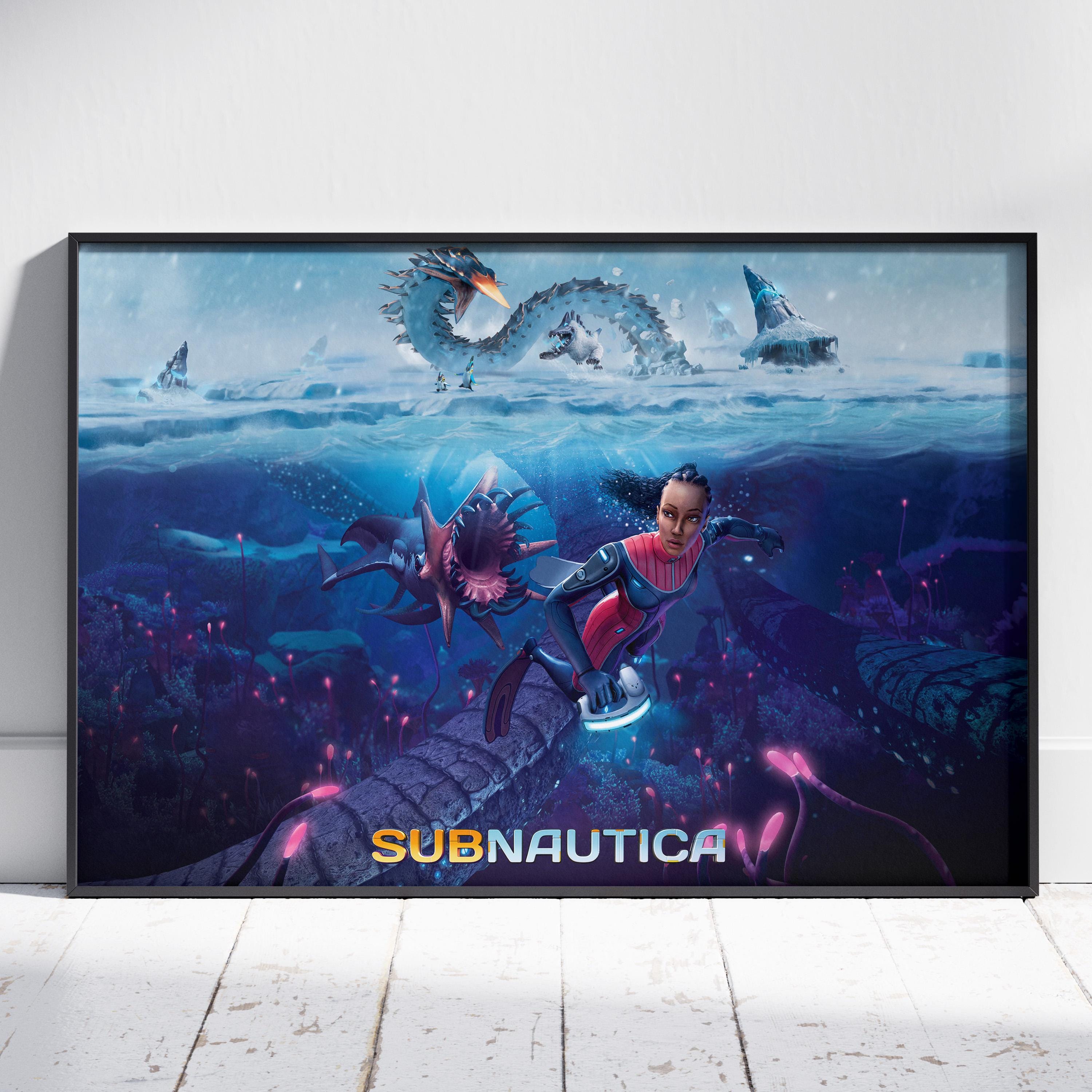 Subnautica Poster | Ryley Robinson Wall Art | Premium Matte Paper Print ...