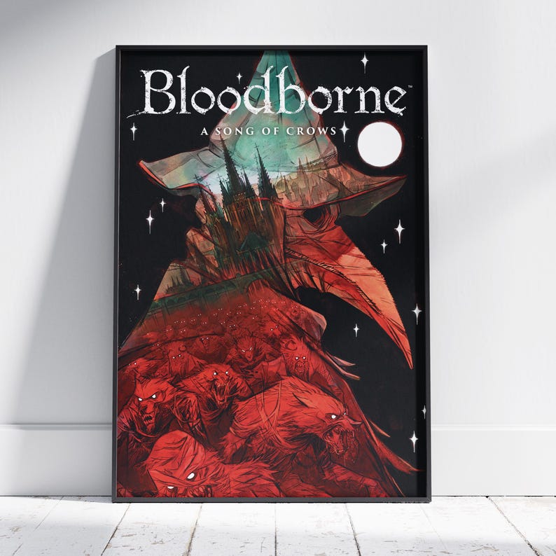 Bloodborne Poster | Eileen the Crow Wall Art | Premium Matte Paper ...