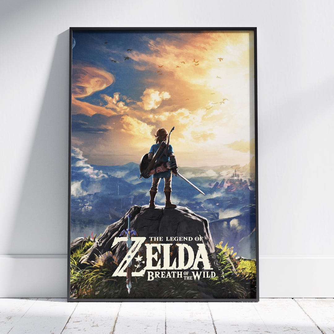 The Legend of Zelda Poster | Breath of the Wild Wall Art | Premium ...