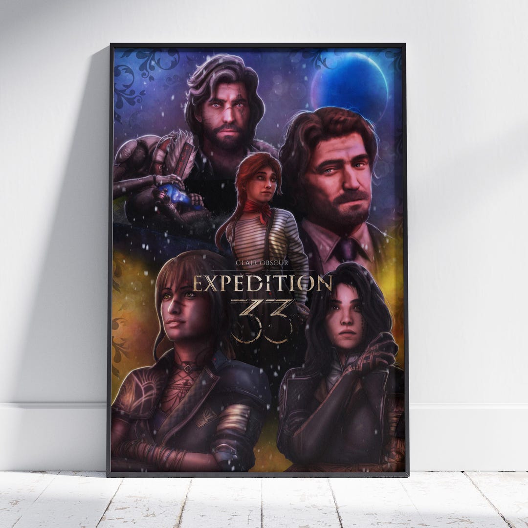 Expedition 33 Poster | Clair Obscur Wall Art | Premium Matte Paper ...