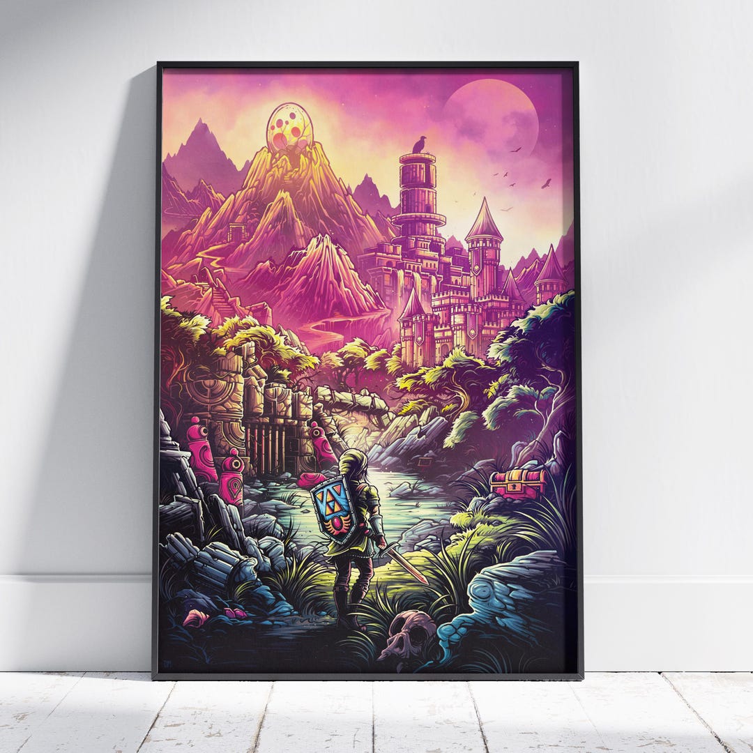 The Legend of Zelda Poster | Breath of the Wild Wall Art | Premium ...