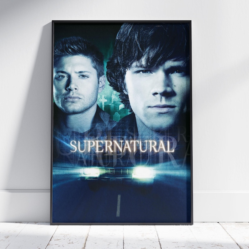 Supernatural Poster | Dean Winchester Wall Art | Premium Matte Paper ...