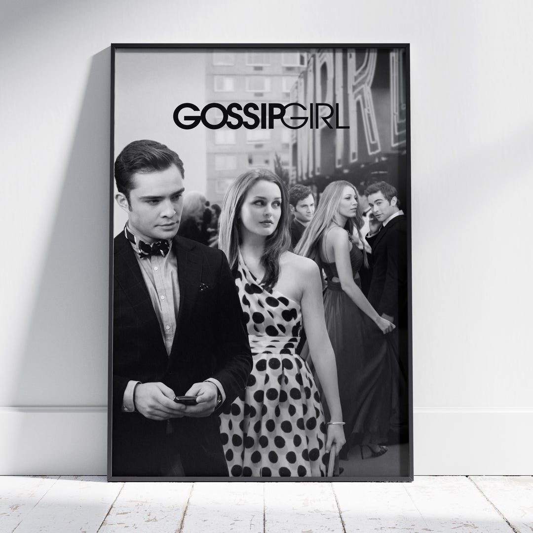 Gossip Girl Poster | Serena Van Der Woodsen Wall Art | Premium Matte ...