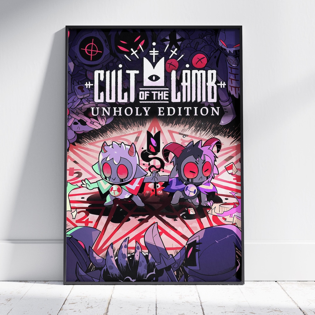 Cult of the Lamb Poster | the Lamb Wall Art | Premium Matte Paper Print ...
