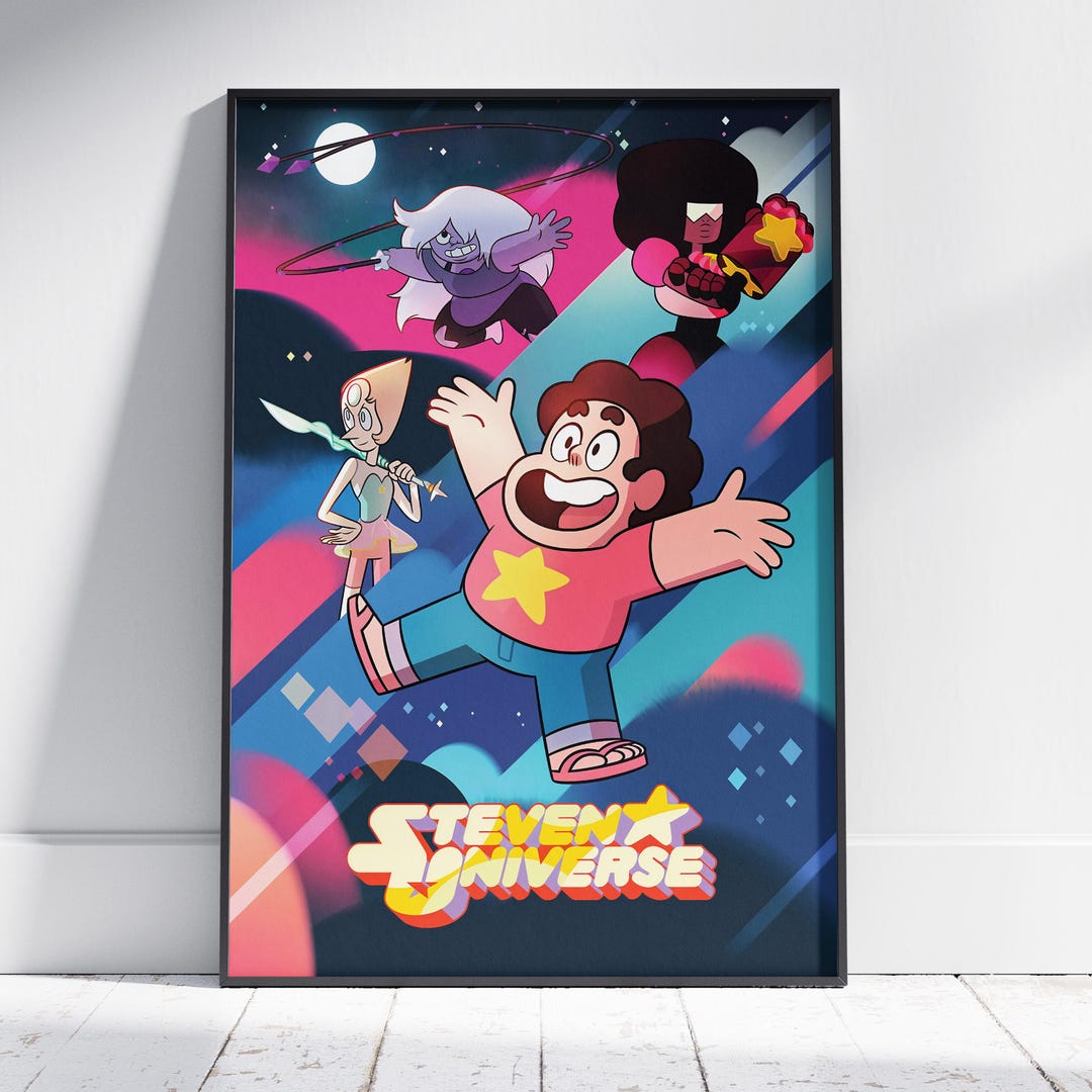 Steven Universe Poster | Garnet Wall Art | Premium Matte Paper Print ...
