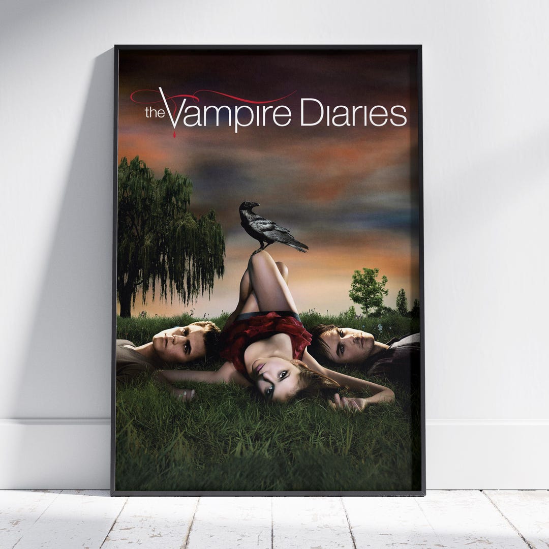 The Vampire Diaries Poster | Elena Gilbert Wall Art | Premium Matte ...