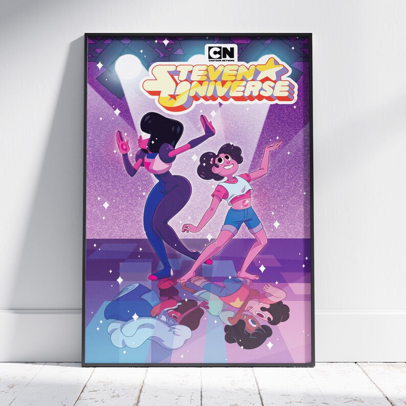 Steven Universe Poster | Garnet Wall Art | Premium Matte Paper Print ...