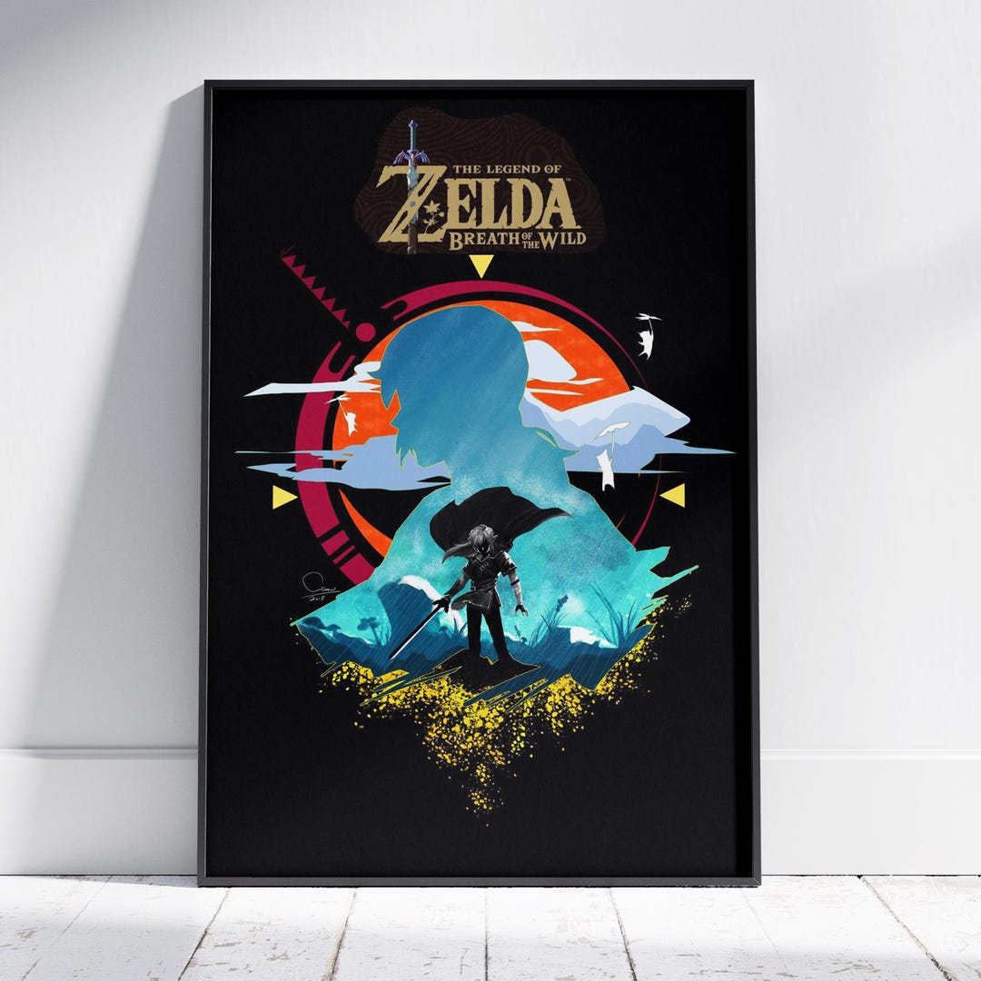 The Legend of Zelda Poster | Breath of the Wild Wall Art | Premium ...