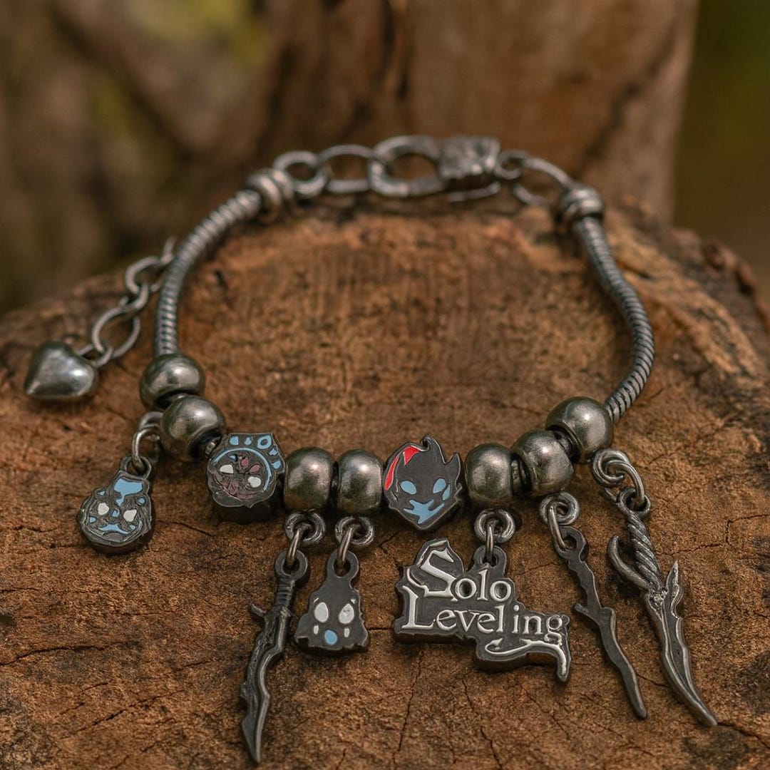 S*lo Leveling Sung Jin Woo Bracelet Pendant Chain Cosplay Jewelry - Etsy