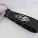 PERSONALIZED Celtic Leaves Keyfob, LARP Elvish Keyring, Leather Keyfob ...