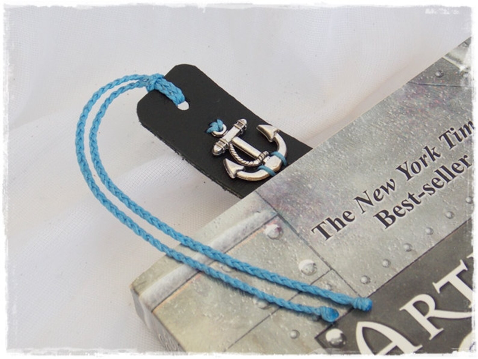 Anchor Bookmark Leather Bookmark Nautical Bookmark Nautical | Etsy