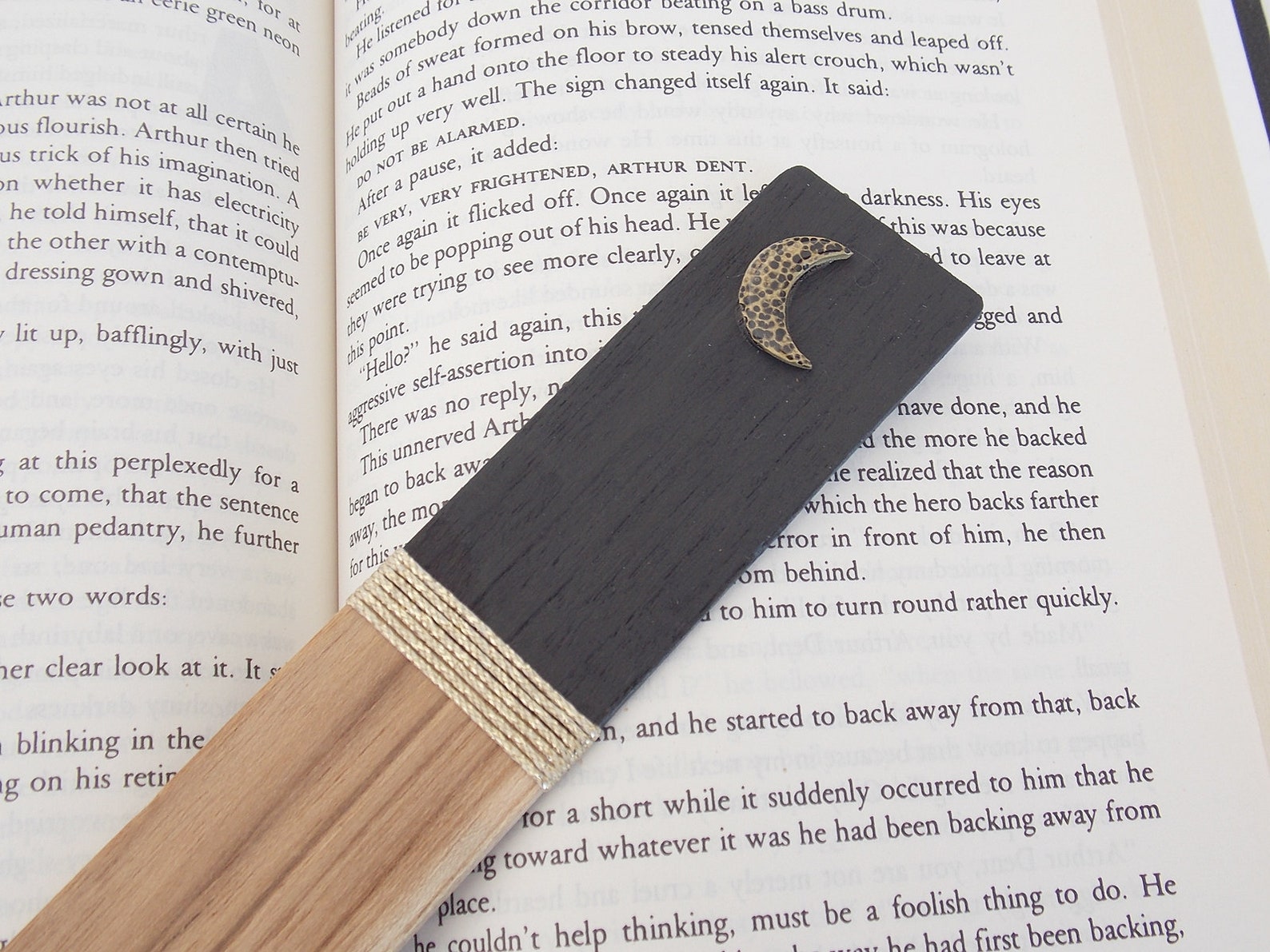 Moon Phases Artistic Bookmark PERSONALIZED Wooden Bookmark - Etsy
