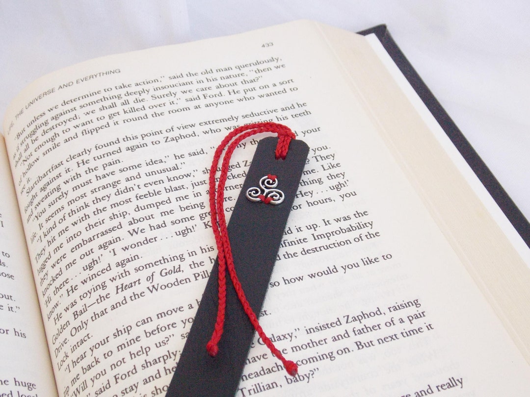 Triple Spiral Bookmark, Threefold Bookmark, Triskelion Bookmark, Celtic ...