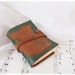 Celtic Leather Notebook, Mini Runic Leather Sketchbook, Hand-bound ...