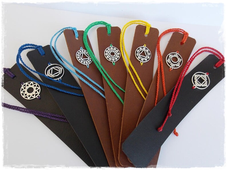 Root Chakra Bookmark Muladhara Bookmark Personalized Leather - Etsy
