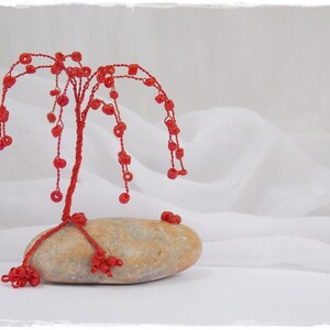 Mini Wire Tree Sculpture, Weeping Willow Tree, Metal Tree Sculpture ...