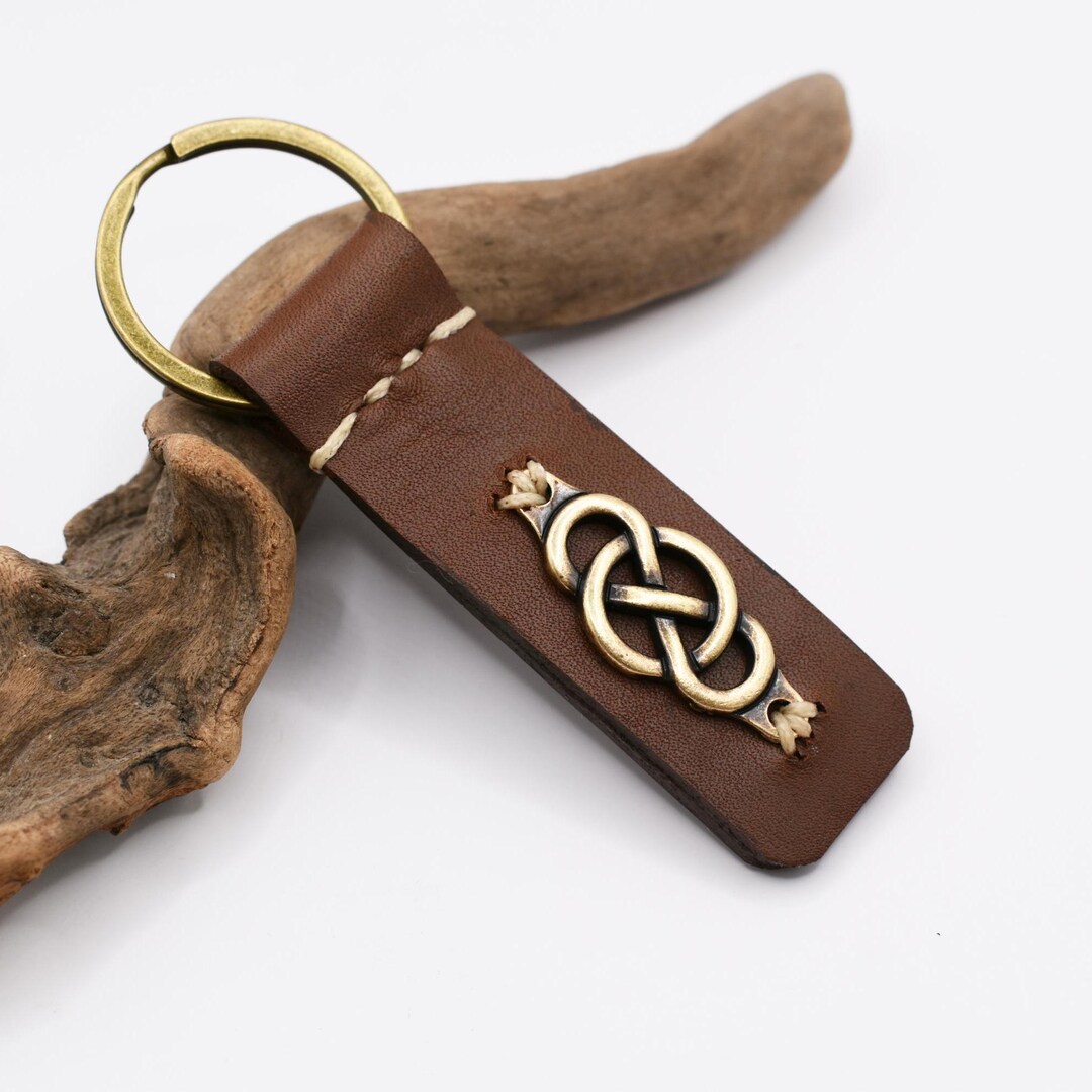 PERSONALIZED Celtic Keychain, 3rd Anniversary Infinity Keychain, Nordic ...