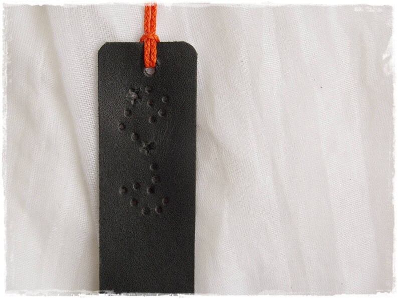 Scorpio Bookmark Constellation Bookmark Personalized Leather | Etsy