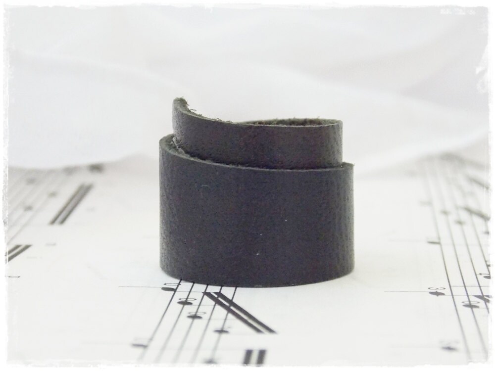 Men's Leather Ring Nautical Leather Bandleather - Etsy