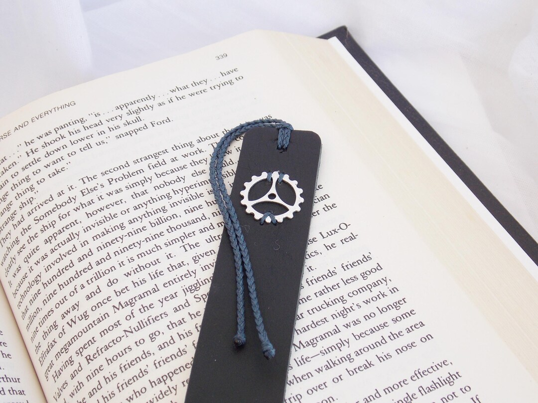 PERSONALIZED Steampunk Leather Bookmark, Engineer's Graduation Gift ...