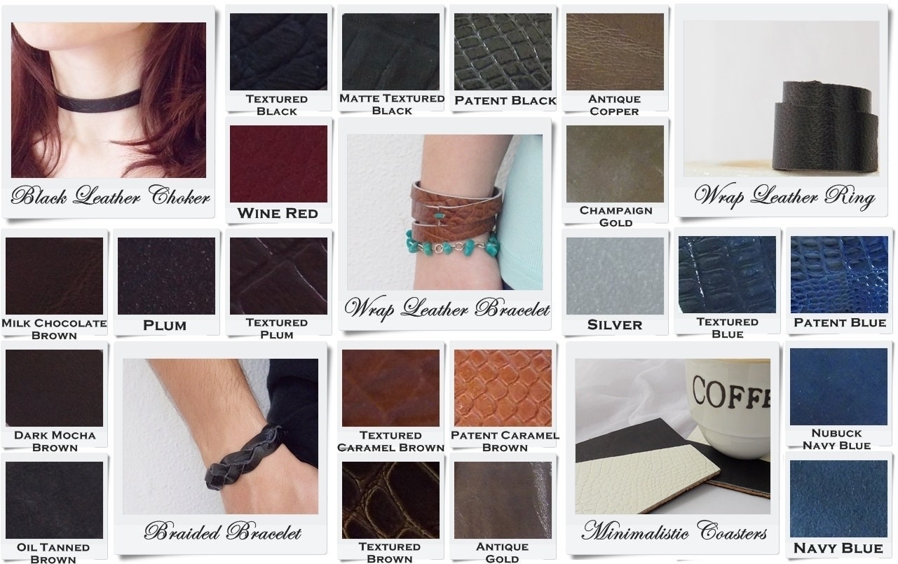 Men's Leather Ring Nautical Leather Bandleather - Etsy