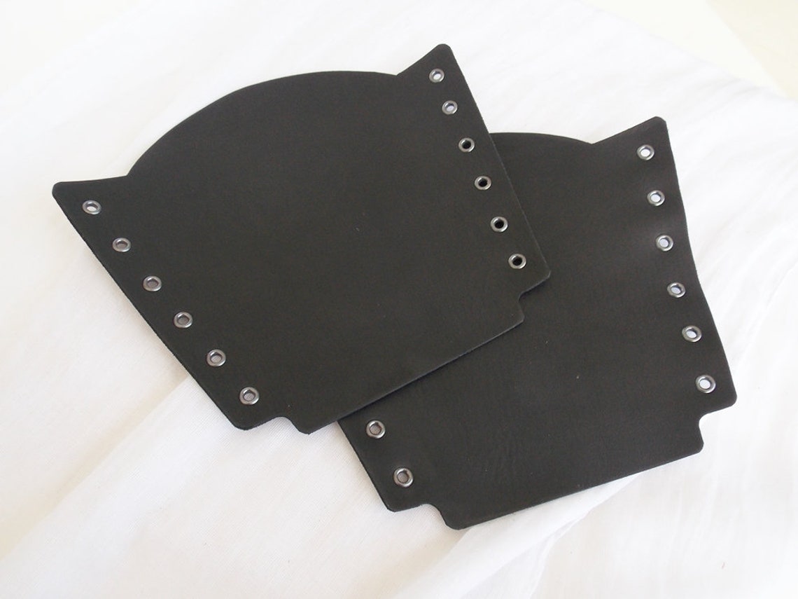 Black LEATHER Bracer Medieval Leather Bracer Cosplay Black - Etsy