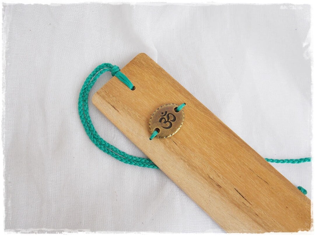 PERSONALIZED Bookmark, Aum Wooden Bookmark, Yoga Bookmark, Yoga Teacher ...