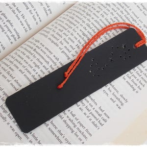 Scorpio Bookmark, Constellation Bookmark, Personalized Leather Bookmark ...