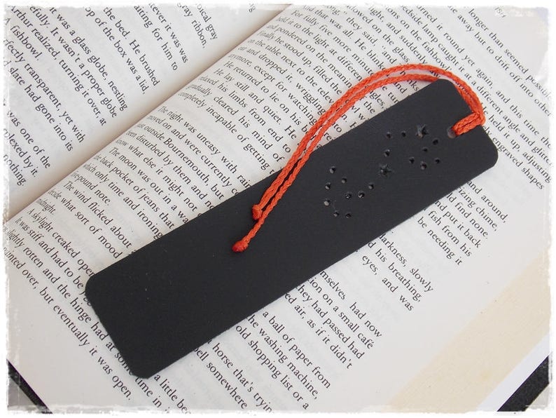 Scorpio Bookmark Constellation Bookmark Personalized Leather | Etsy