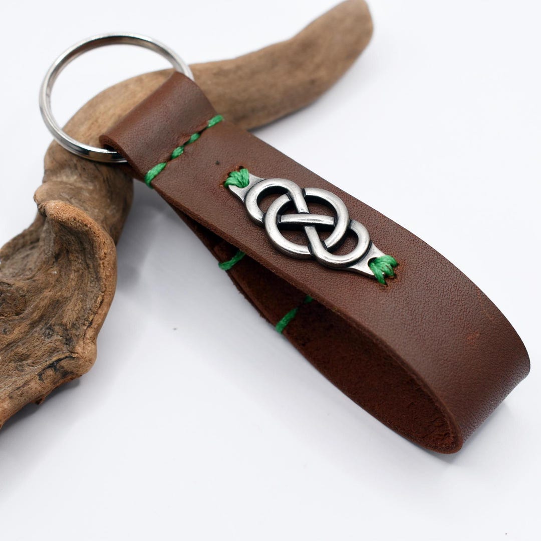 PERSONALIZED Norse Infinity Keyring, Celtic Knot Keychain, Men's 3rd ...