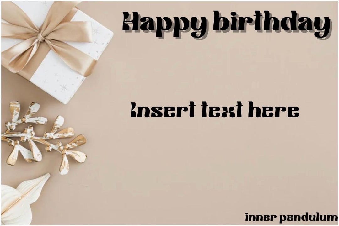 Simple Birthday Card Design - Etsy