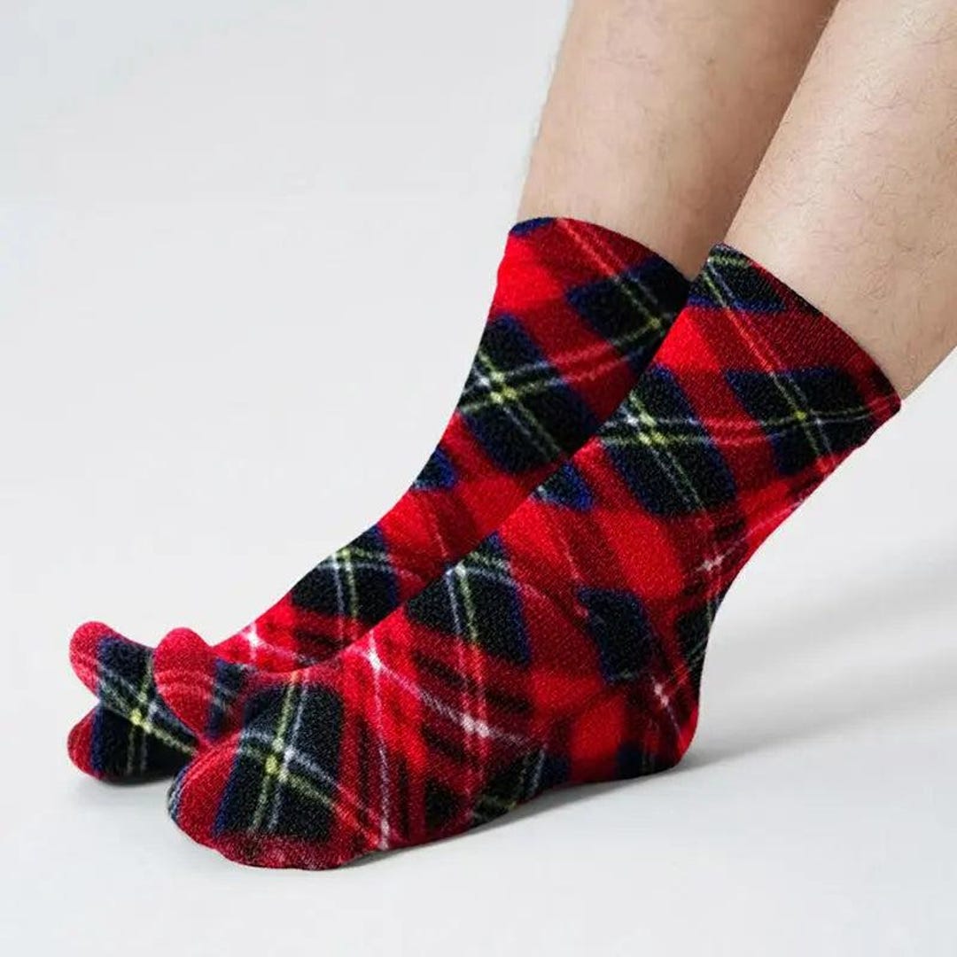 Polar Feet Fleece Tabi Socks - Highlander - Etsy