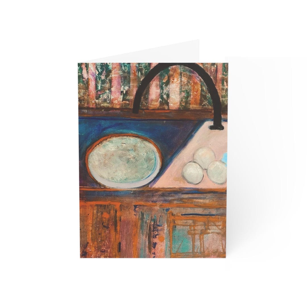 Kitchen Greeting Card From Original Artwork - Etsy