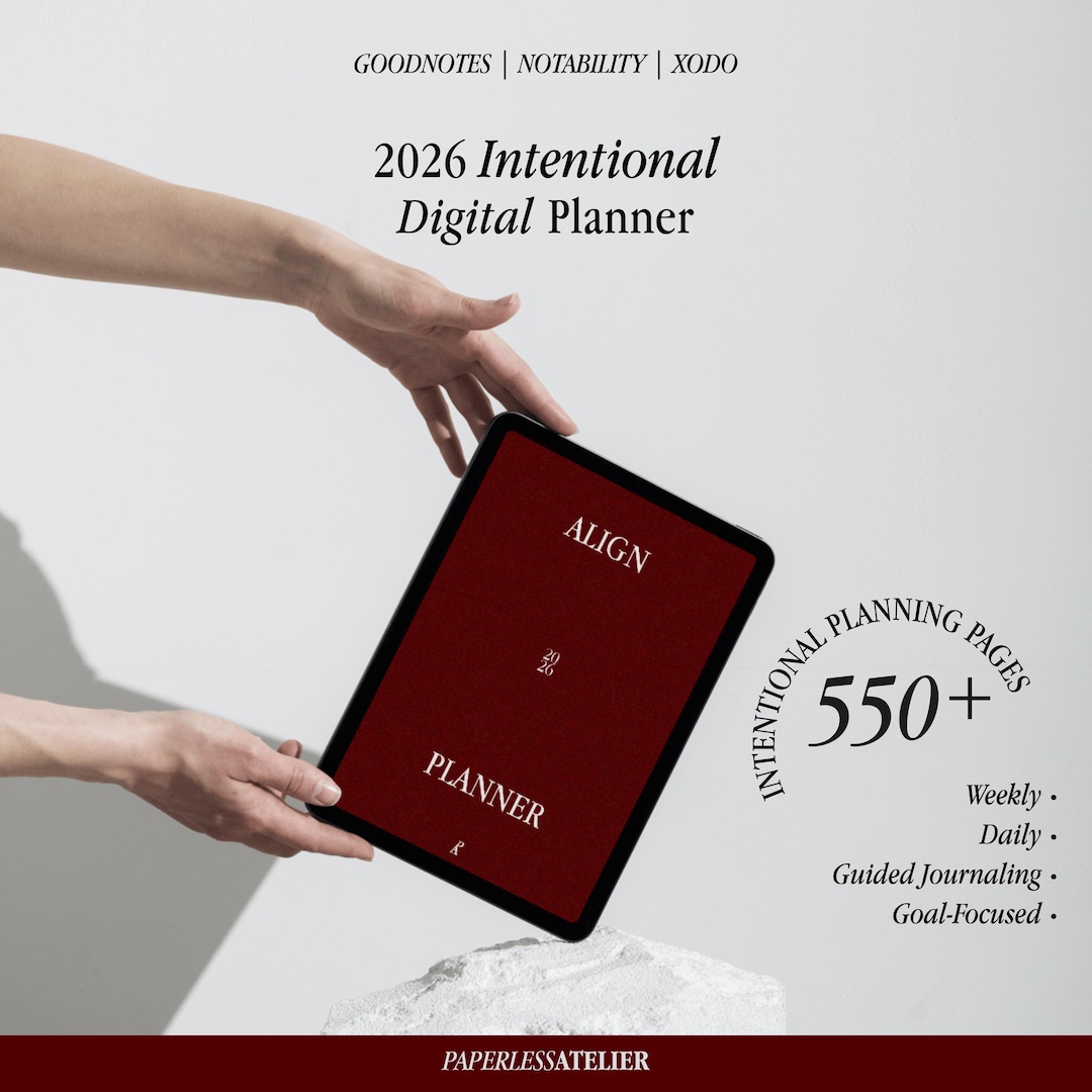 2026 Digital Planner, Goodnotes Planner, Weekly & Daily Planner PDF ...
