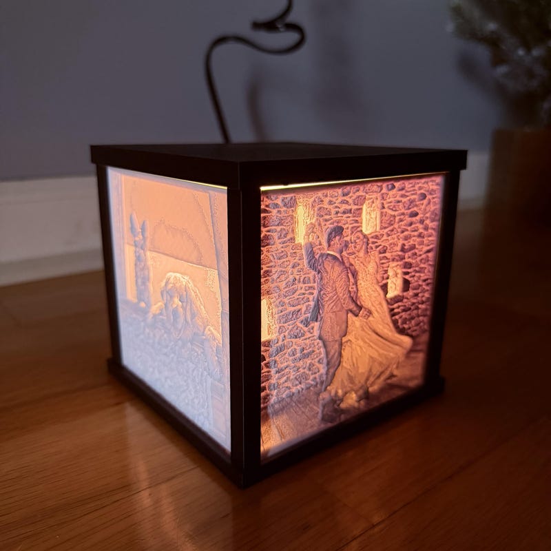 Lithophane Lamp - Etsy