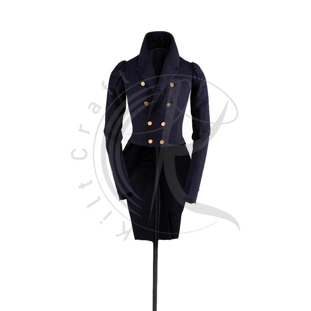 Regency Men's Tailcoat - Georgian Double Breasted Jacket, Bridgerton ...
