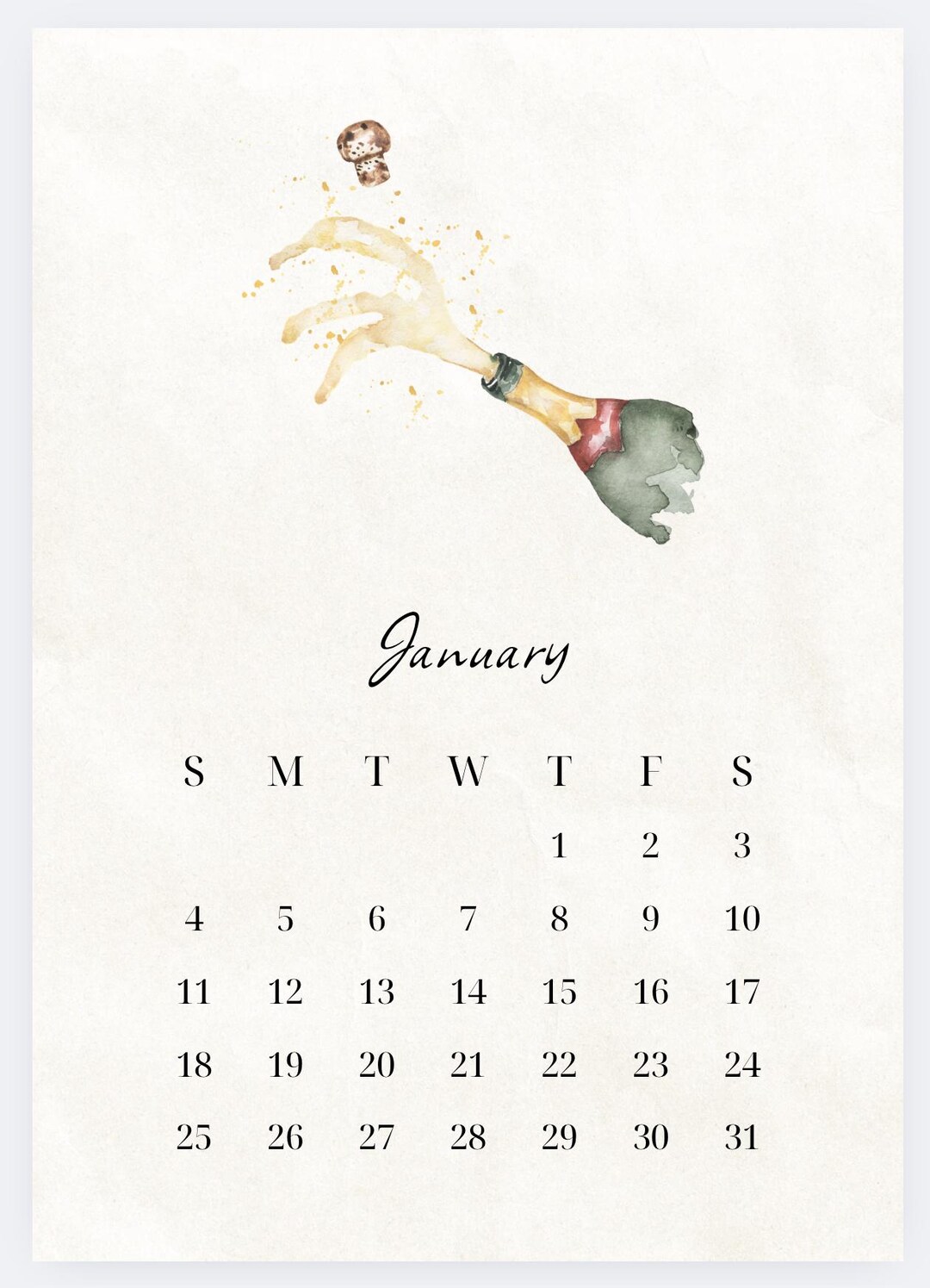 2026 Printable Desk Calendar Editable in Canva - Etsy