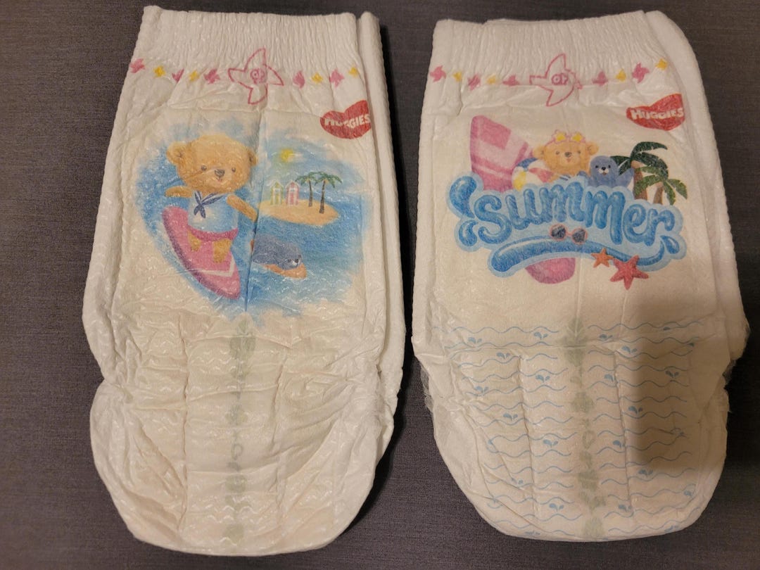 New Ultra Rare Huggies Korea Summer Sample Pack of 4 - Girls, Size 5 ...