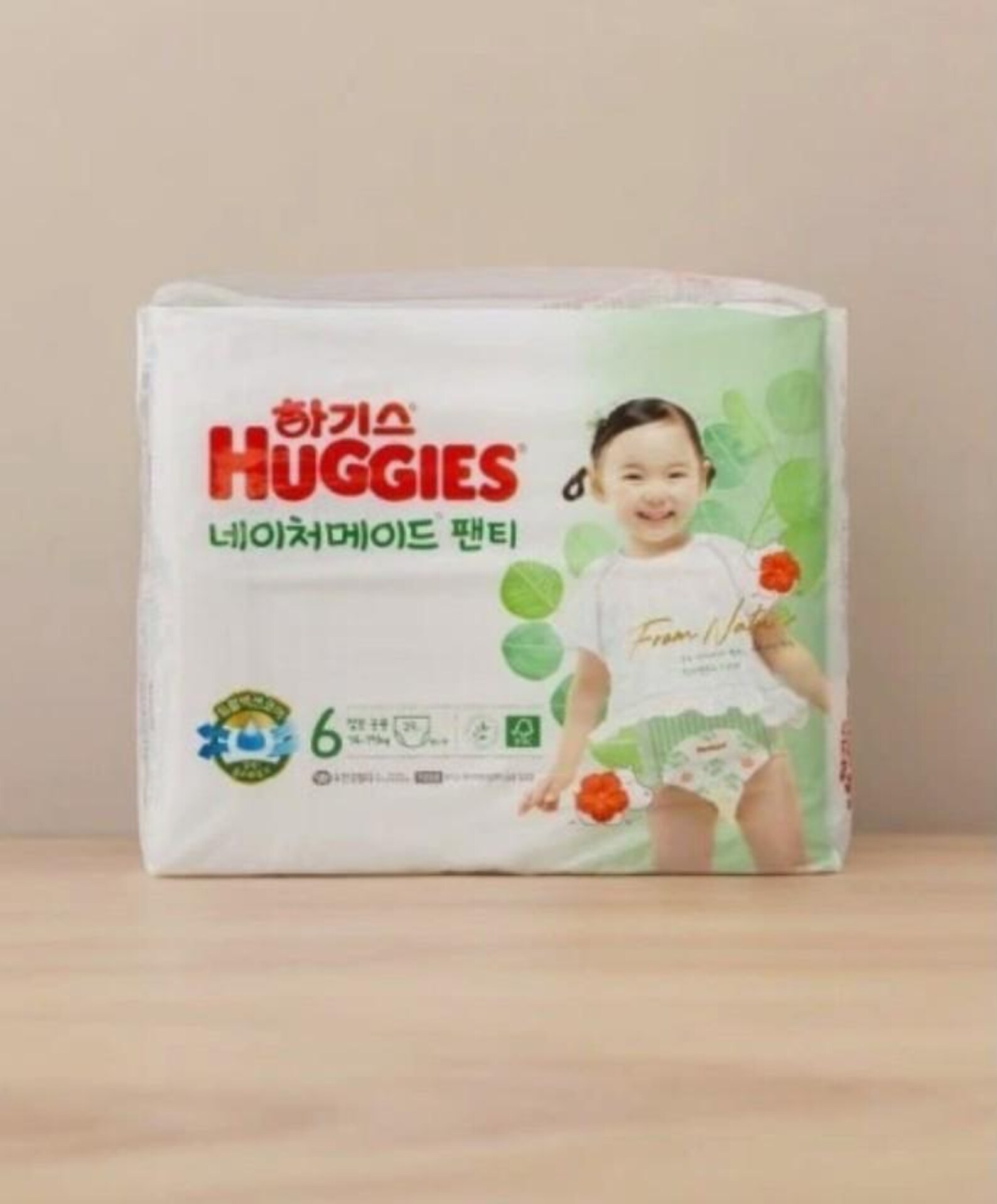 New Huggies Korea Naturemade Sample Pack of 4 - Unisex, Size 6 (14-19 ...