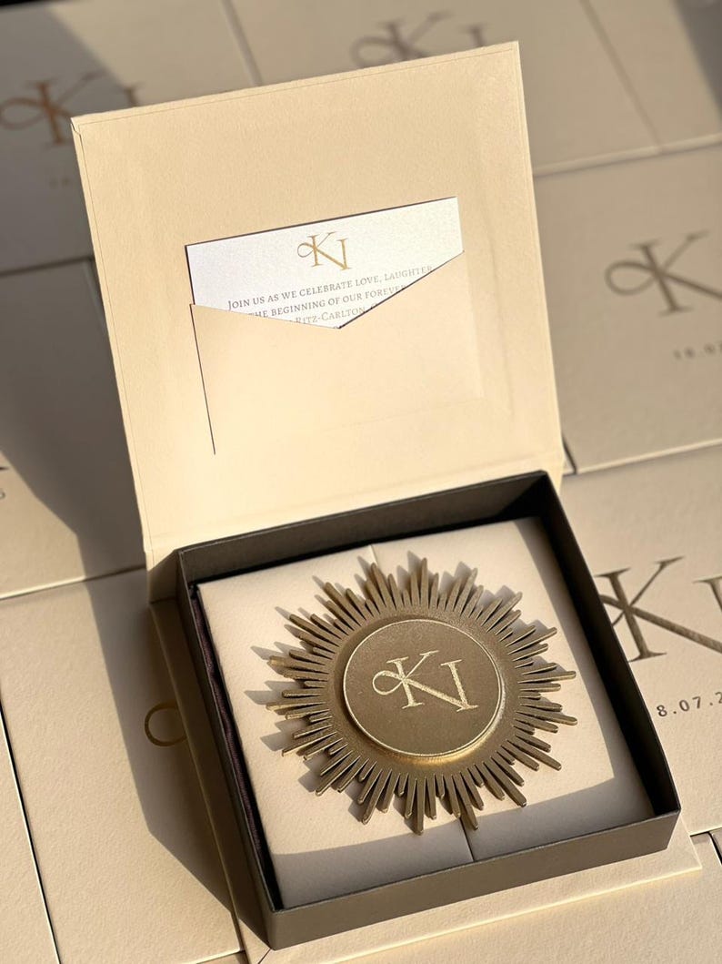 Luxury Handmade Wedding Invitation - Etsy