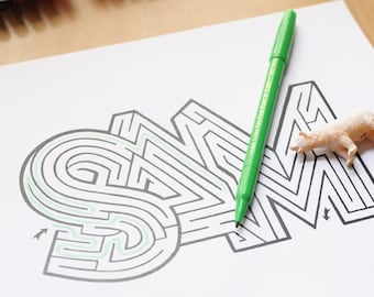 SKULL Maze / Instant DOWNLOAD Printable PDF / Fun Activity for | Etsy